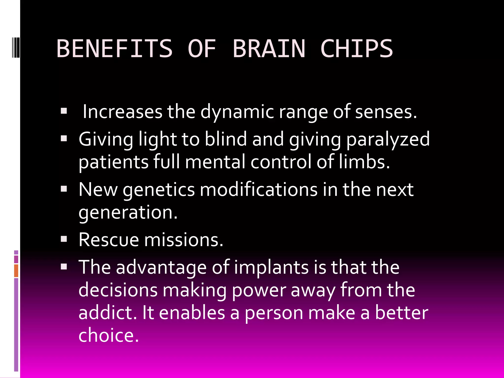 BRAIN CHIP TECHNOLOGY | PPTX