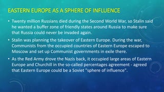 CAMBRIDGE A2 HISTORY: SOVIET REGIMES IN EASTERN EUROPE | PPTX