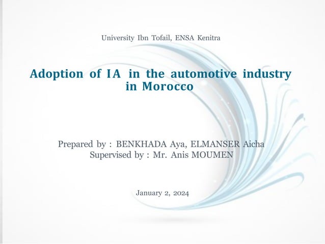 presentation_adoption_de_IA_automobile.pptx | Automotive Industry ...