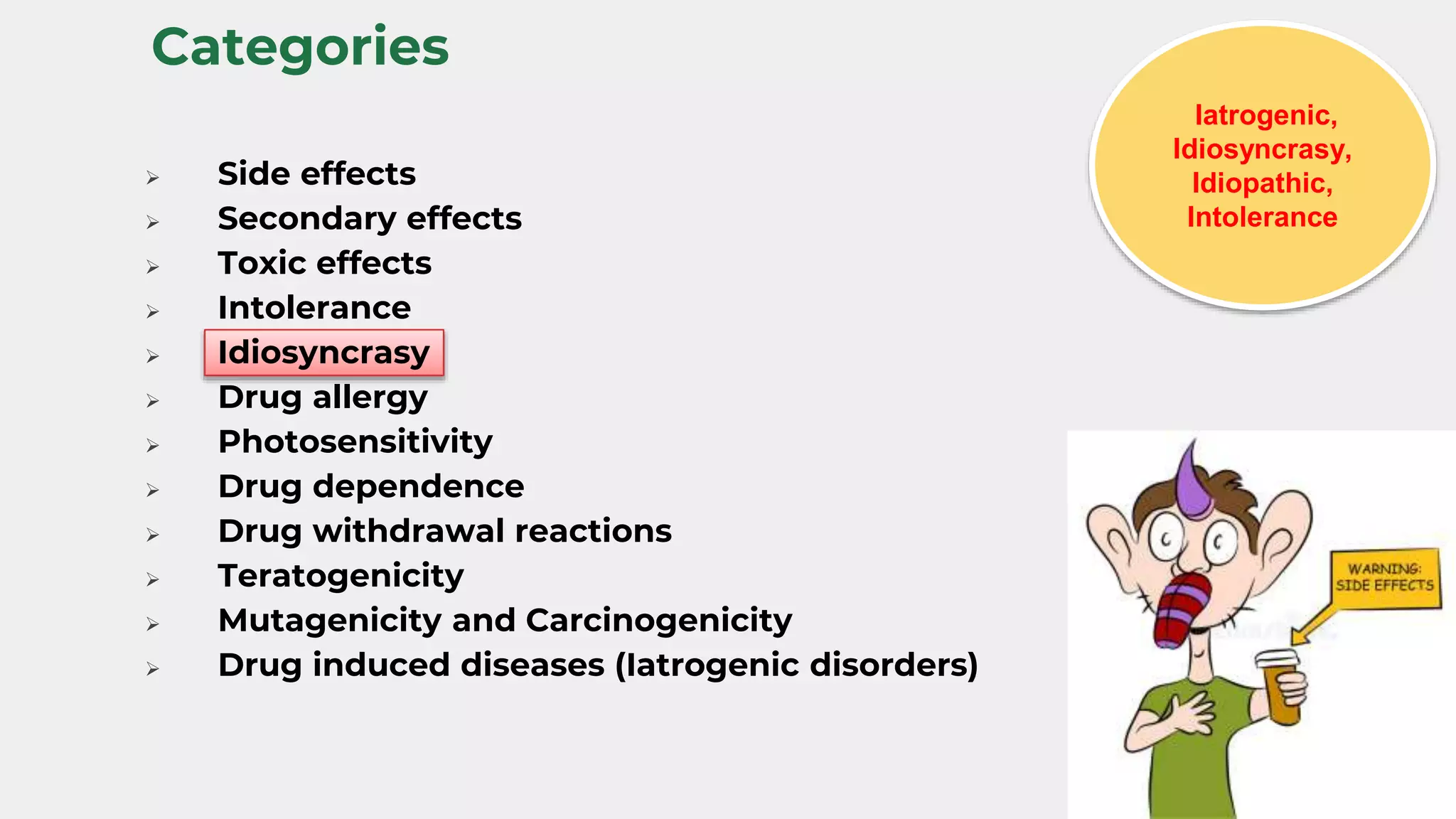 Drug idiosyncrasy | PPTX