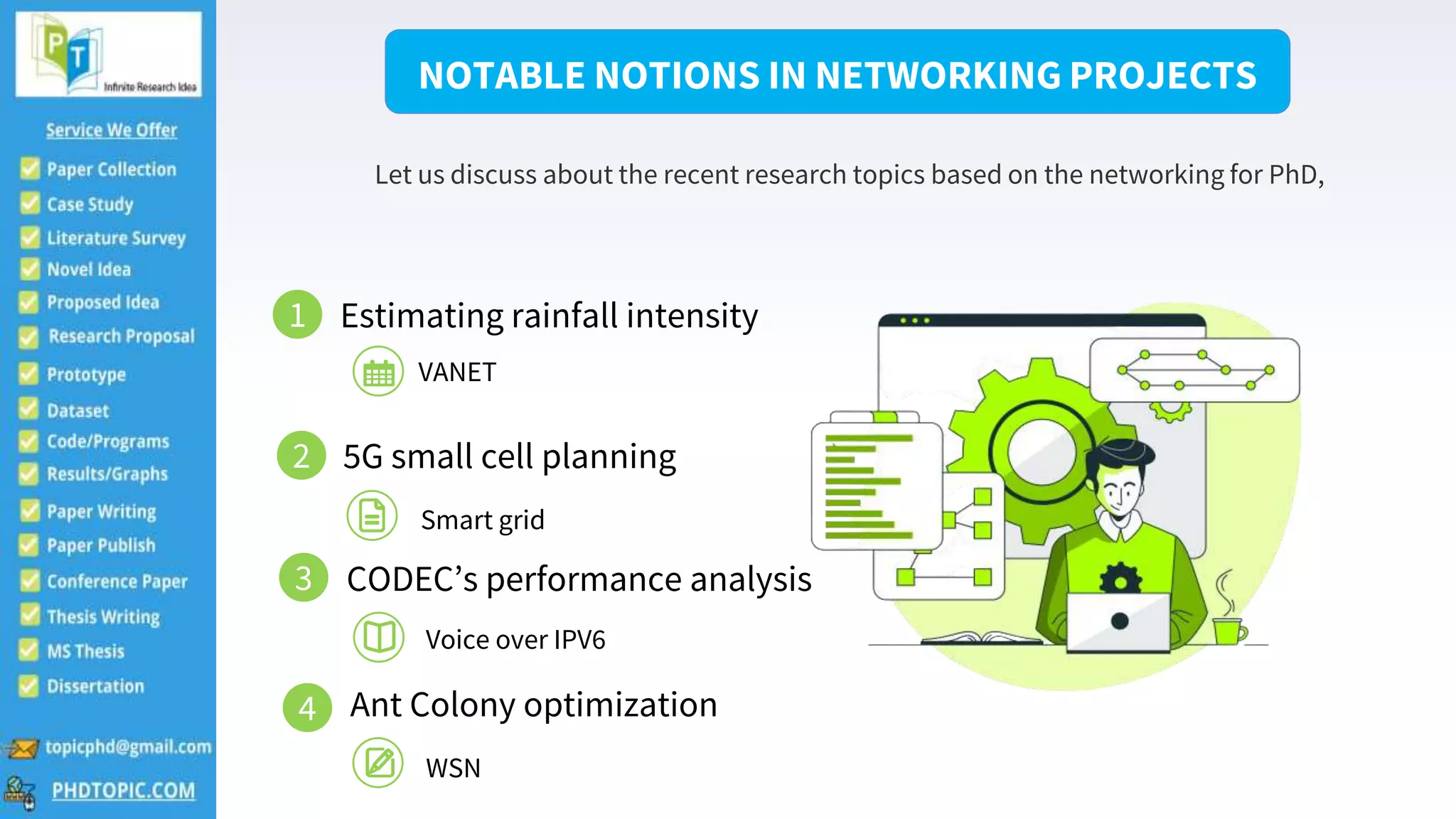 Research Topics in Networking for PhD | PPT