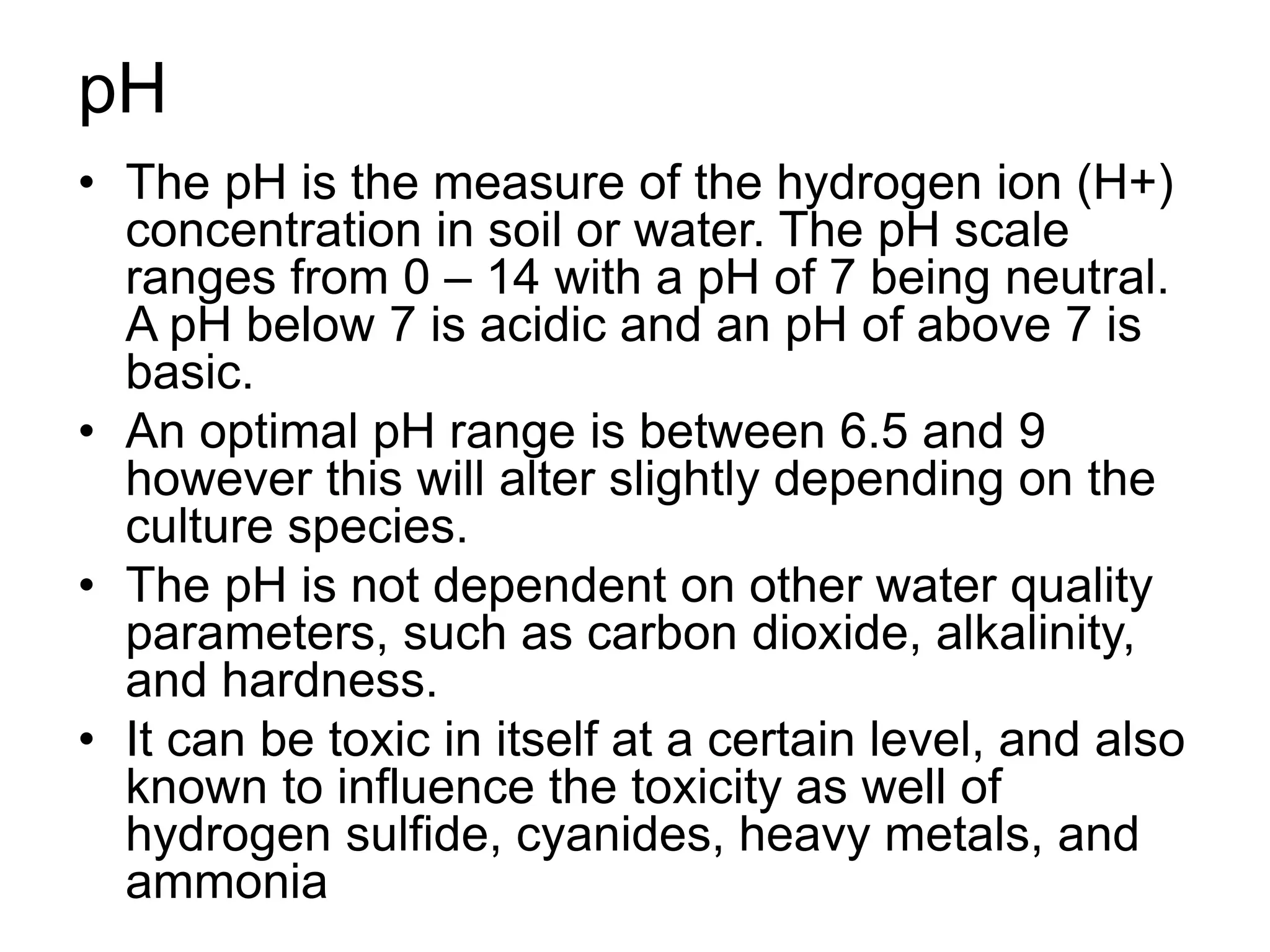 water quality parameters | PPT