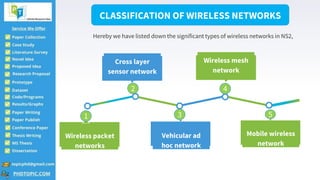 Wireless Network Thesis in NS2 | PPTX | Computer Networking | Computing