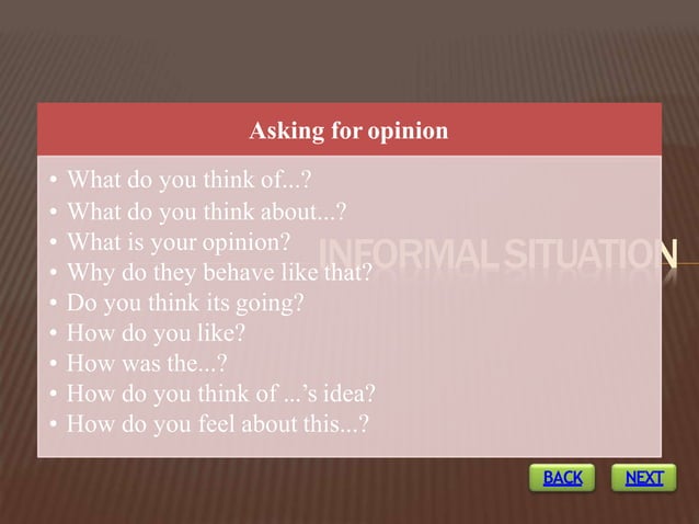 PPT 11 OPINION.pptx AKING AND GIVING OPINION IN ENGLISH | PPT