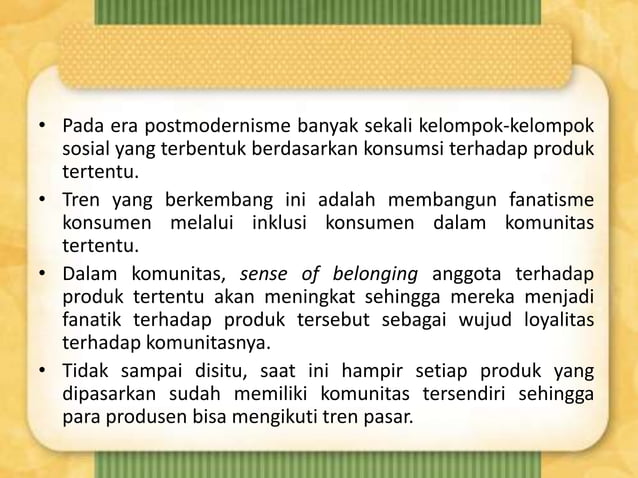 Ppt 11 postmodernisme | PPTX