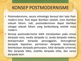 Ppt 11 postmodernisme | PPTX