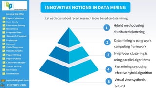 Project Topics in Data Mining | PPTX