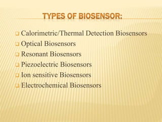 BIOSENSOR | PPTX