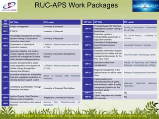 H2020-RUC-APS-PROJECT-SUMMARY | PPT