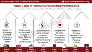 PhD Projects in Pattern Analysis and Machine Intelligence Tutorial | PPT