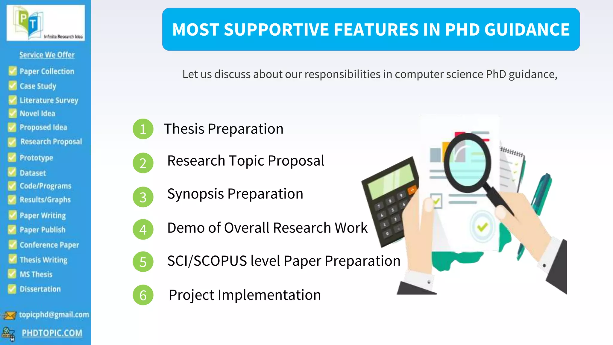 Computer Science PhD Guidance | PPTX