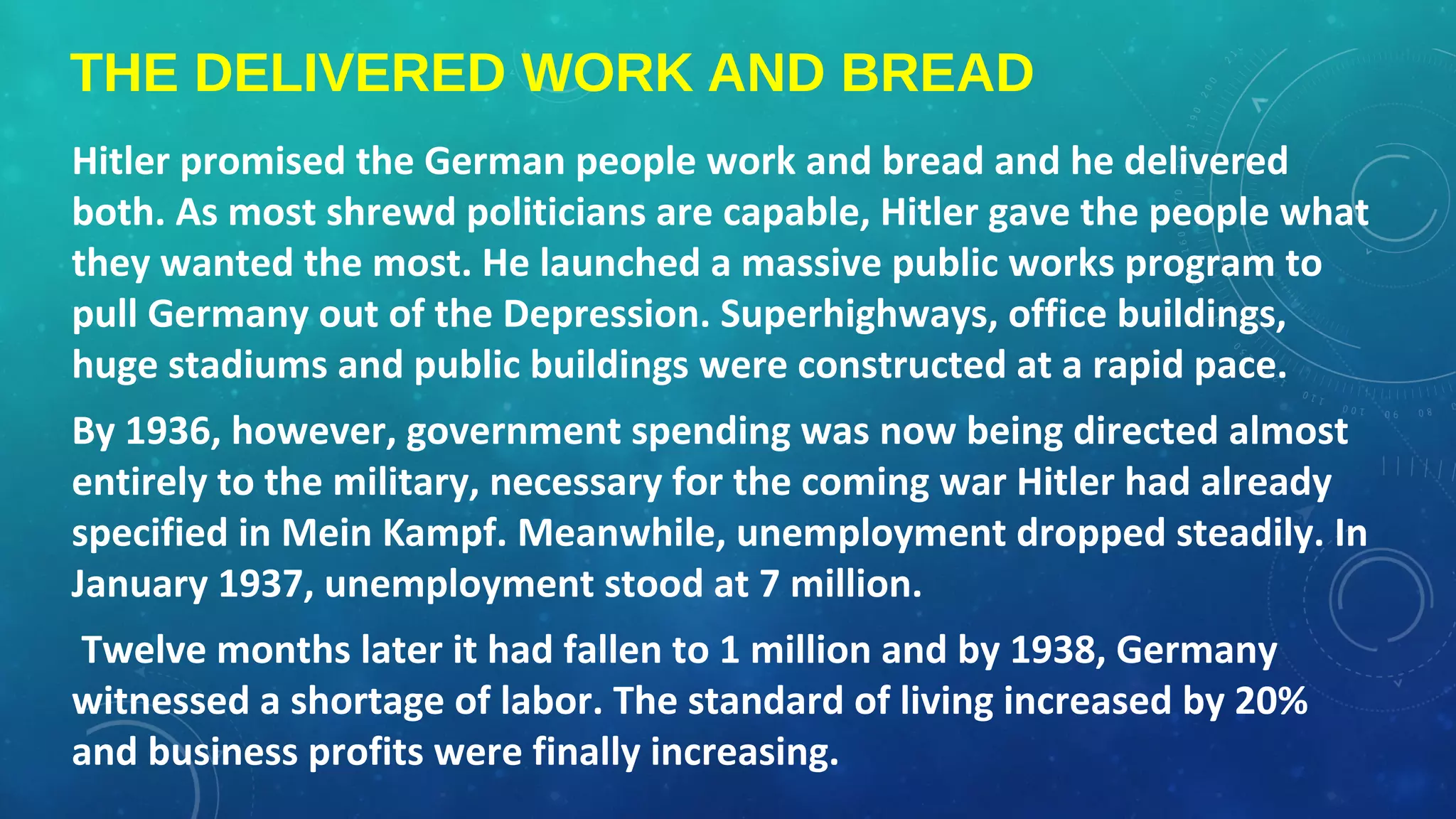 CAMBRIDGE A2 HISTORY: HITLER'S TOTALITARIAN REGIME | PPT