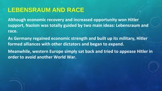 CAMBRIDGE A2 HISTORY: HITLER'S TOTALITARIAN REGIME | PPT