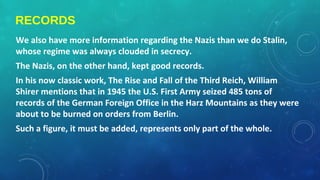 CAMBRIDGE A2 HISTORY: HITLER'S TOTALITARIAN REGIME | PPT | Politics