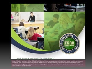 FCRA Training & Certification for Credit Repair Professionals | PPTX