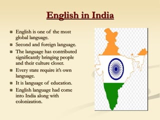 Role of English in India | PPT