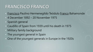 CAMBRIDGE AS HISTORY: REASONS FOR AND IMPLICATIONS OF FRANCO'S VICTORY ...
