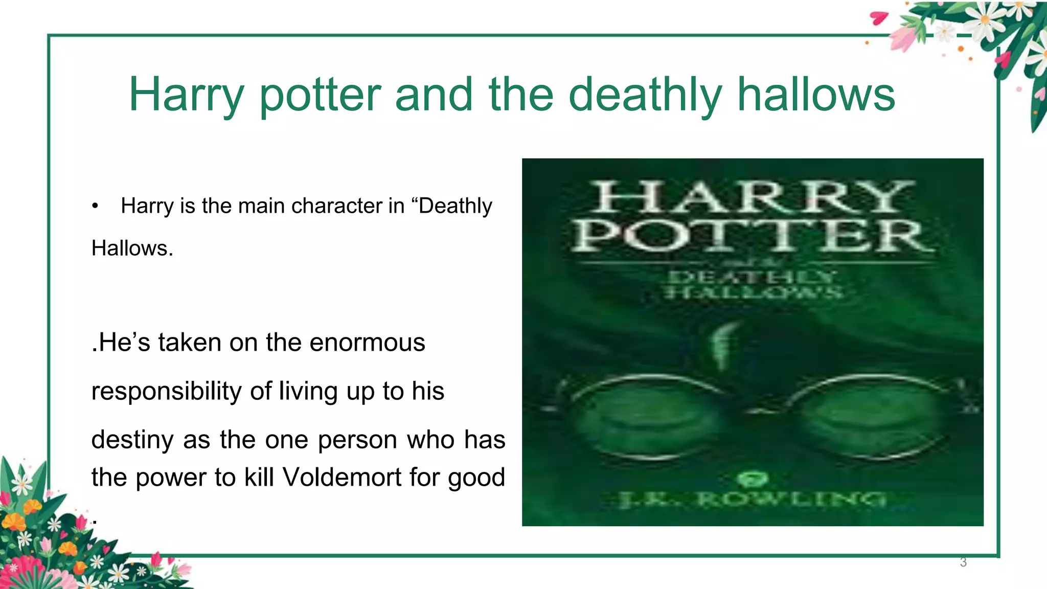 Ppt 13 Harry Potter summary | PPTX