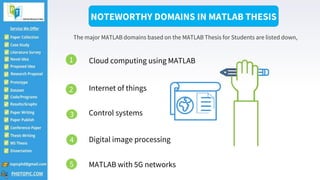 MATLAB Thesis for Students | PPT