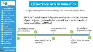 MATLAB Thesis Projects | PPTX