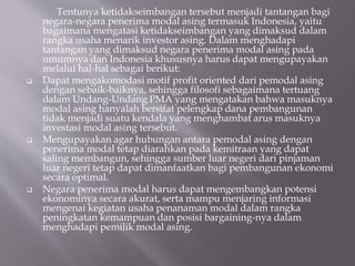Ppt 13 modal asing dan utang luar negri | PPTX