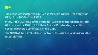 CAMBRIDGE A2 HISTORY: NKVD | PPT