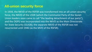 CAMBRIDGE A2 HISTORY: NKVD | PPT