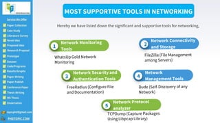Network Tools for Master Thesis | PPT