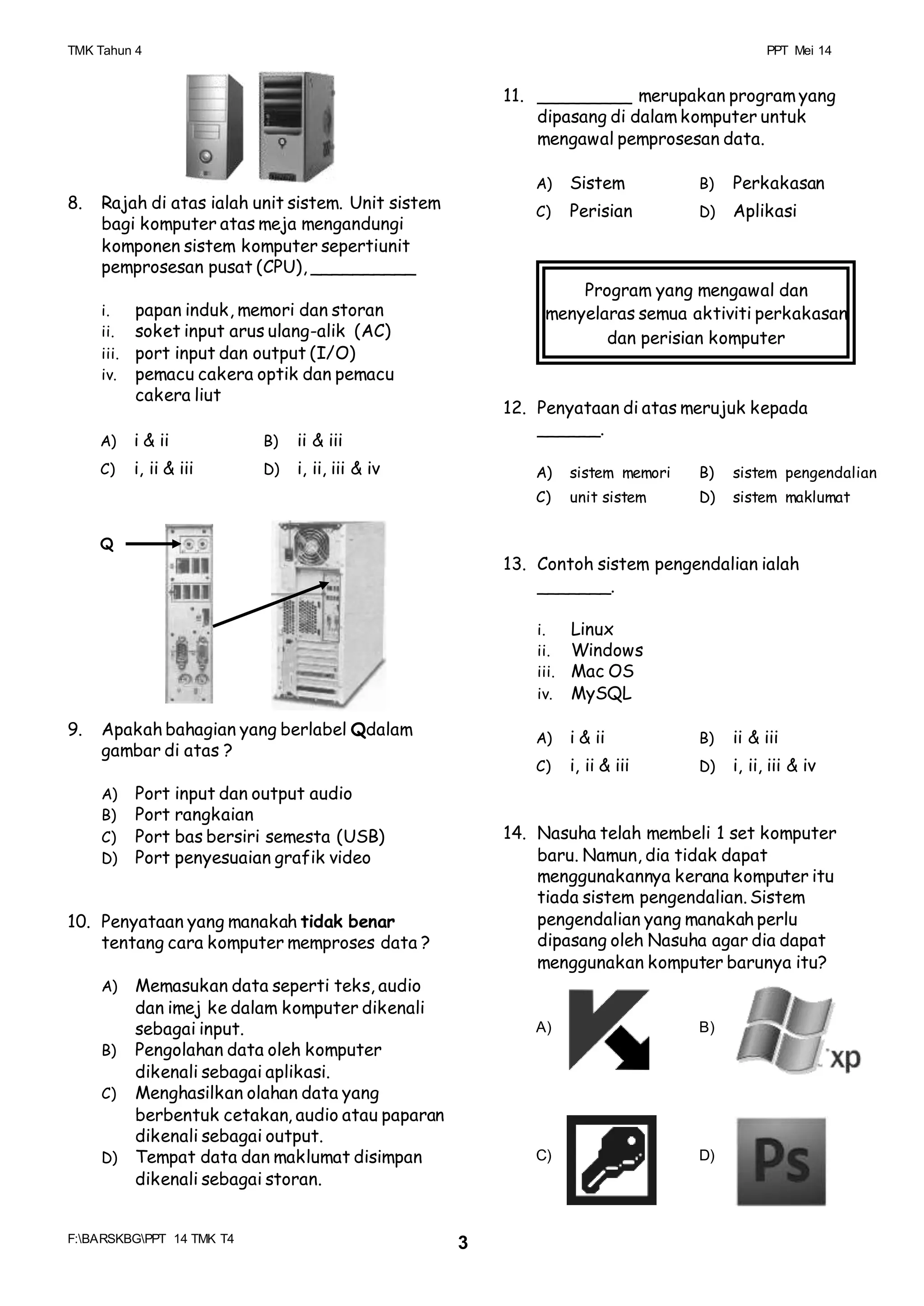 PPT 14 TMK T4 | DOCX
