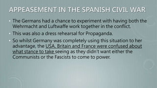 CAMBRIDGE AS HISTORY: APPEASEMENT AND CZECHOSLOVAKIA | PPTX