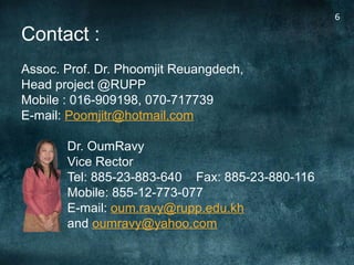 The Royal University of Phnom Penh | PPT