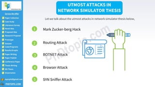 Network-Simulator-Master-Thesis-in-Canada | PPT