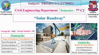 solar roadway (solar power smart highways | PPTX