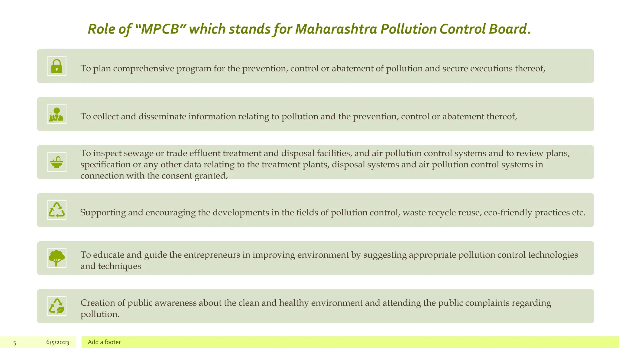 MPCB Compliance detailed presentation upload | PDF