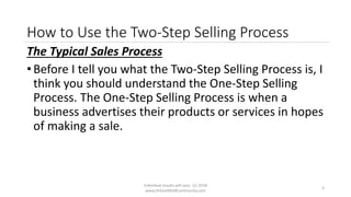 How to Use the Two-Step Selling Process | PPT