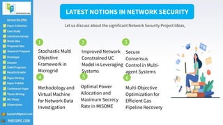 Network Security Project Ideas | PPTX | Information and Network Security | Computing