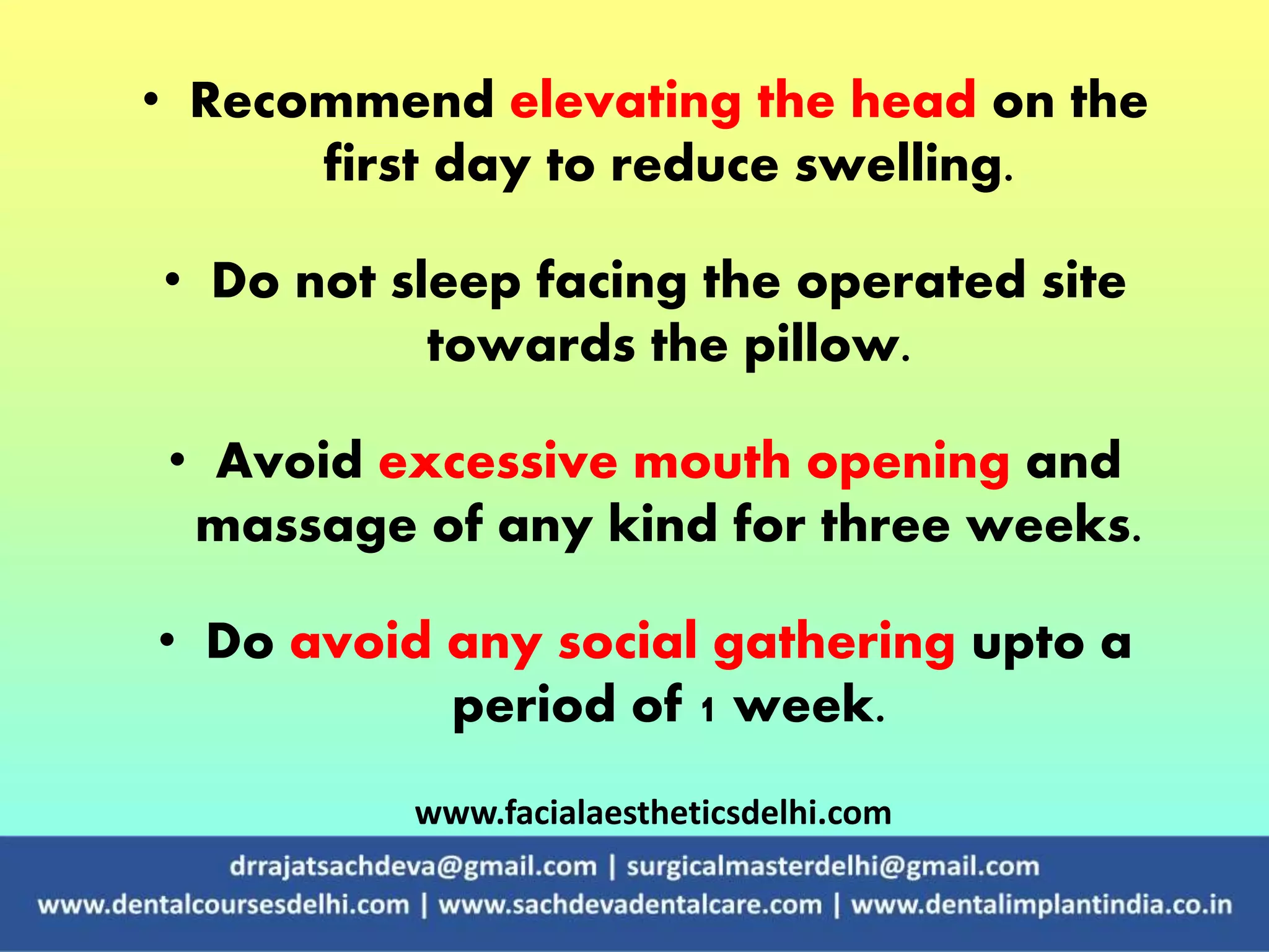 Cog | Face Lift Surgery | PPTX