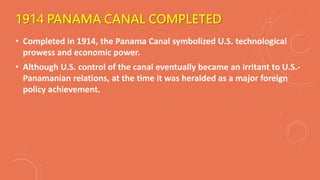 CAMBRIDGE AS HISTORY: USA AND PANAMA CANAL 1903-1914 | PPTX