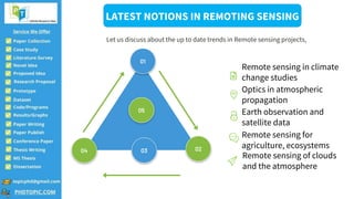 Remote Sensing Projects | PPT