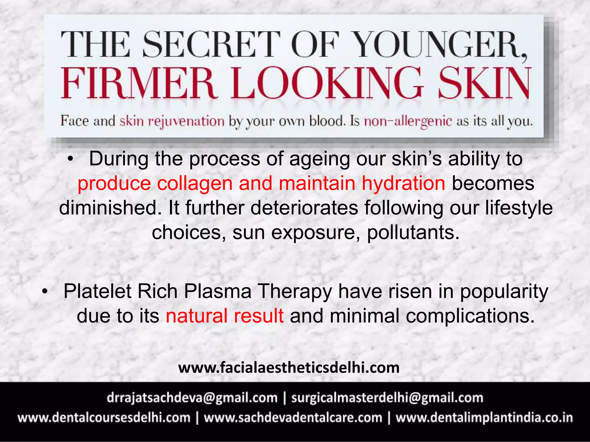 Prp Skin Rejuvenation | Platelet Rich Plasma | PRP and Vampire Facial ...