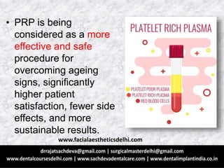 Prp Skin Rejuvenation | Platelet Rich Plasma | PRP and Vampire Facial ...