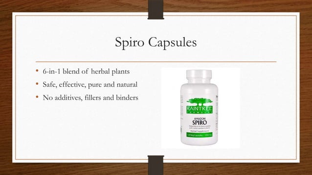 Spiro Capsules Slide Show Presentation | PPTX | Herbs and Supplements ...