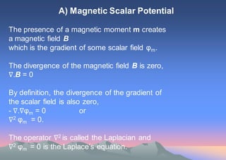 Ppt19 magnetic-potential | PDF
