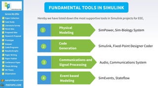 Simulink Projects For EEE | PPT