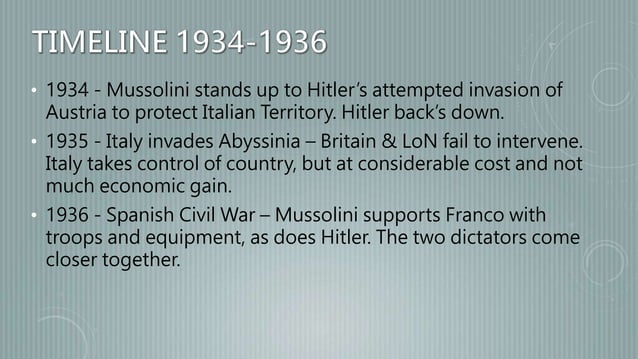 CAMBRIDGE AS HISTORY: AIMS MUSSOLINI FOREIGN POLICY | PPTX