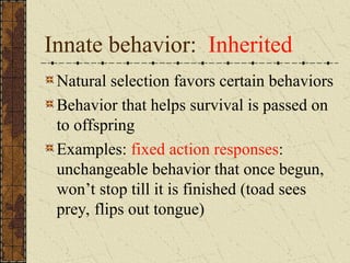 PPT 1 ANIMAL BEHAVIOR PPT LM 605.ppresent | PPT