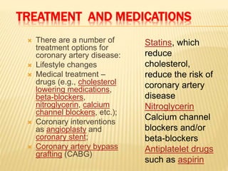 Coronary artery Disease | PPTX