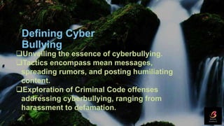 Navigating the Digital Landscape: Unveiling Cyberbullying Dynamics | PPT