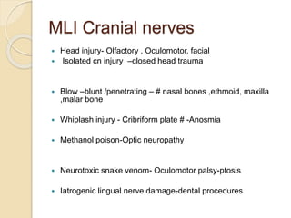 anatomy of cranial nerves and its medicolegal importance | PPT