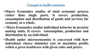 HEALTH ECONOMICS | PPTX